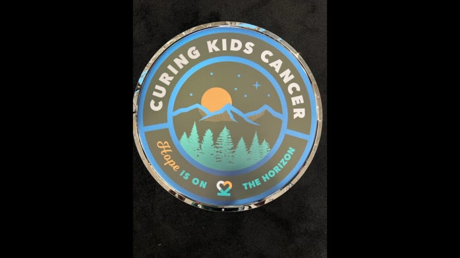 Curing Kids Cancer Sign at Indy 2022 as Z998 - Mecum Auctions