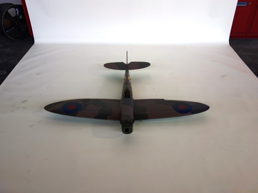 Large Scale English Supermarine Spitfire Model Plane at Anaheim 2013 as ...