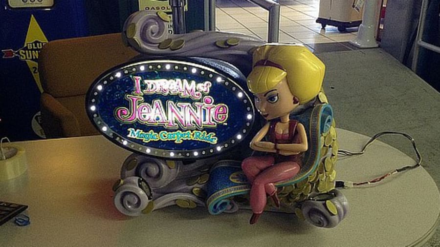 I Dream Of Jeannie Magic Carpet Ride Slot Machine Topper for sale at ...