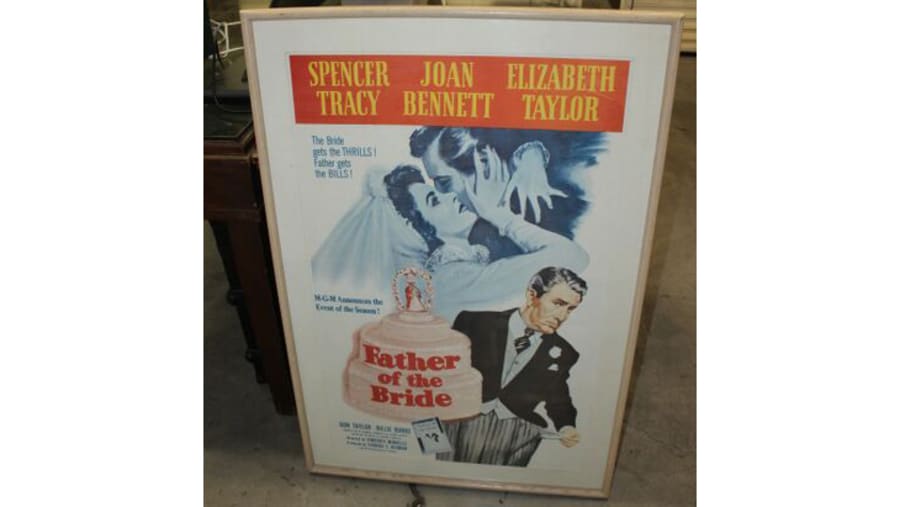 1950 Father Of The Bride Movie Poster 31x45 at Anaheim 2015 as J36 ...