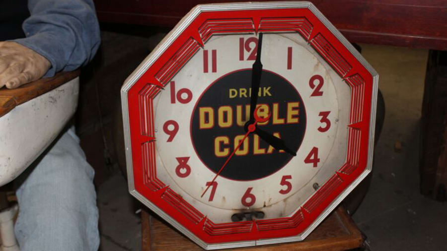 Original Double Cola Neon Clock 18x18x5 at Anaheim 2015 as K85 - Mecum ...
