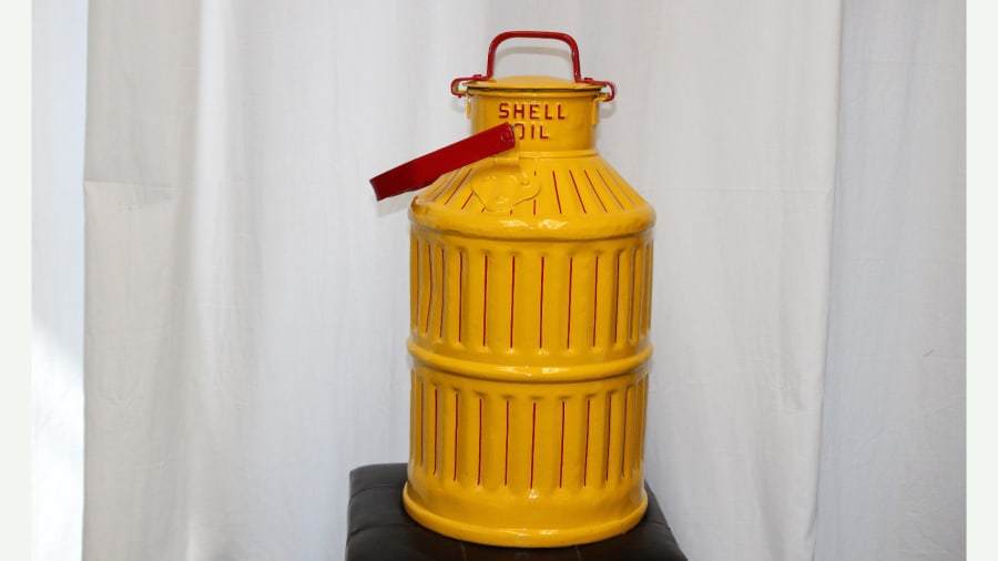 1920-30's Shell Oil Can With Safety Lid And Handle Restored at Anaheim ...