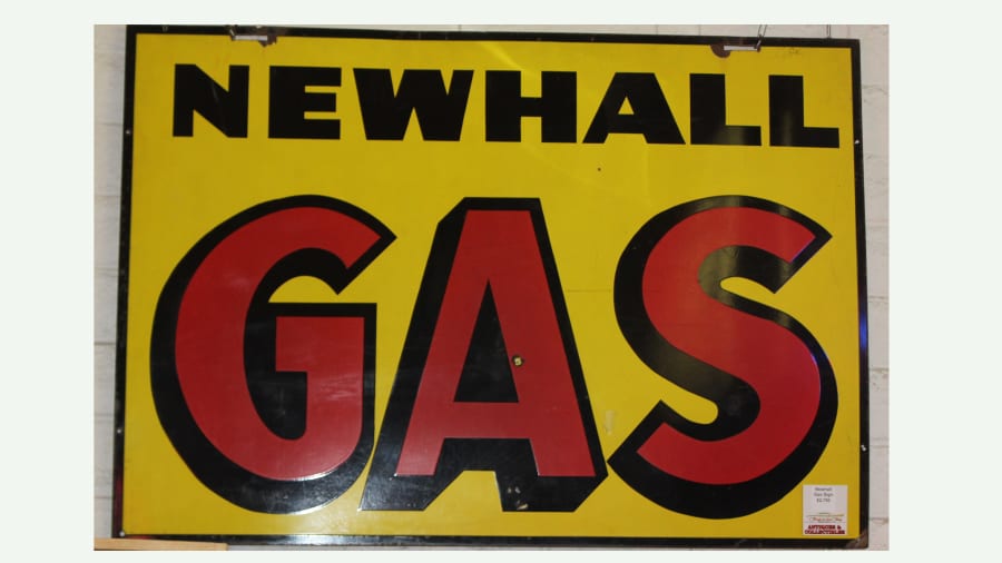 Original Newhall Gas Gas Station Sign DSP 1930s 1940s at Anaheim 2016 ...