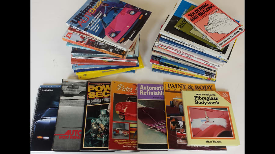 Box Of 37 Automotive Technical Books at Austin 2014 as K14 - Mecum Auctions