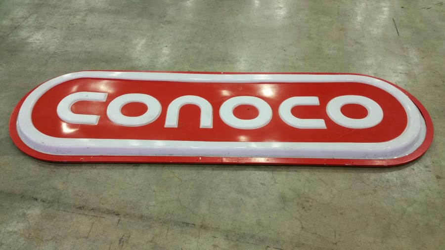 Conoco Plastic Sign 96x30 for Sale at Auction - Mecum Auctions