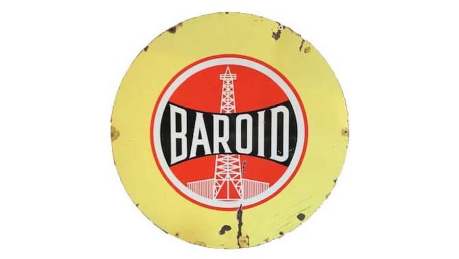 Baroid Double-Sided Porcelain 42-in at Glendale 2020 as Z427.1 - Mecum ...