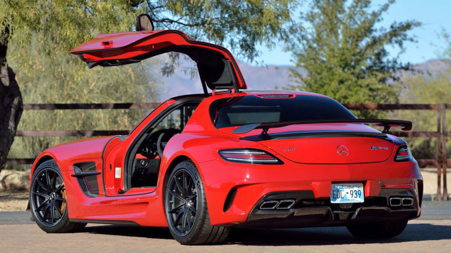 Mercedes Benz Sls Amg Black Series Red