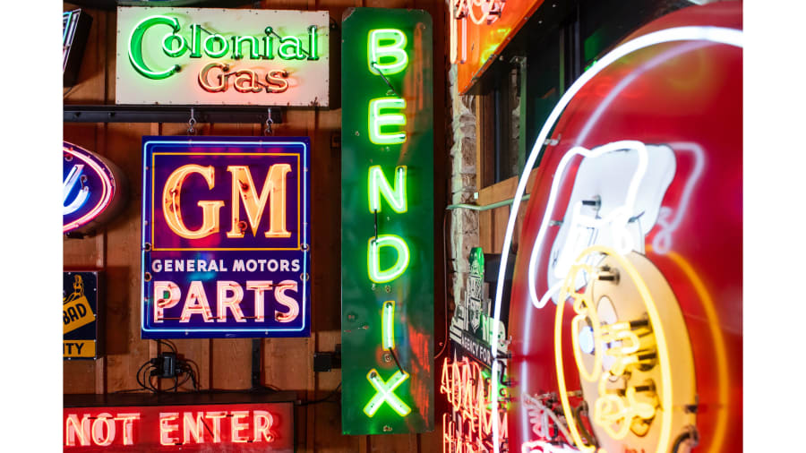 1940s Bendix Single-Sided Porcelain Neon Sign for Sale at Auction ...