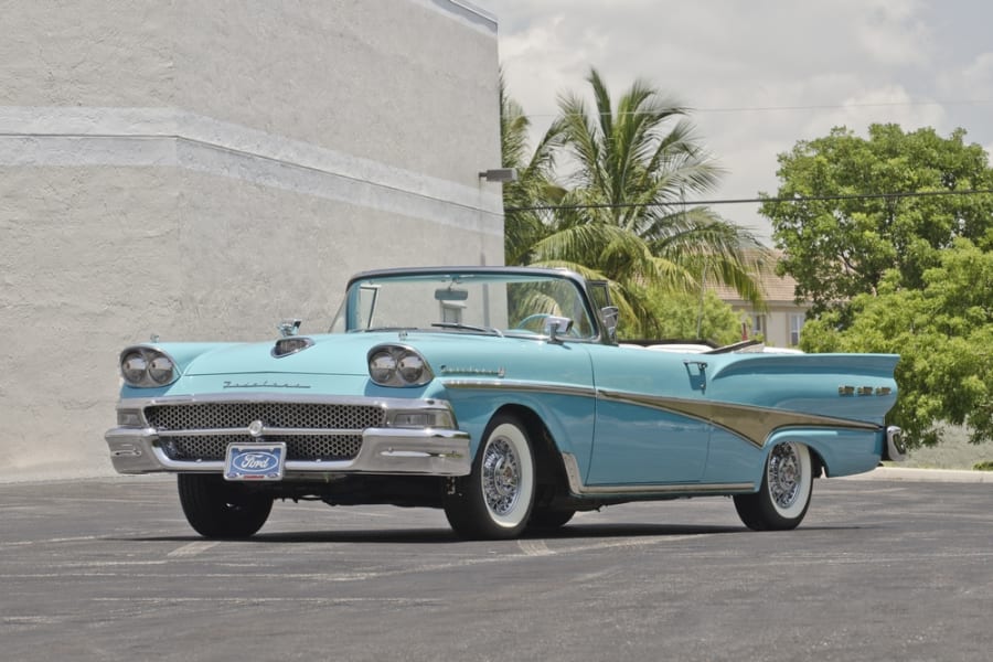 1958 Ford Fairlane 500 Sunliner for Sale at Auction - Mecum Auctions