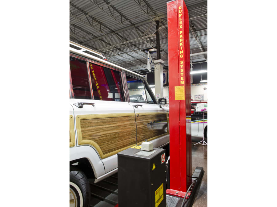 Duplex Parking System Hydraulic Lift at Fran and Ron Green's Verde ...