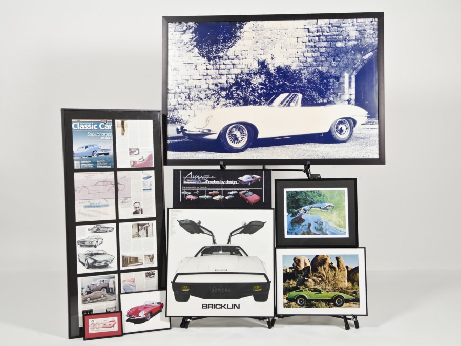 Foreign Car Framed Photo Display at Fran and Ron Green's Verde Classics ...