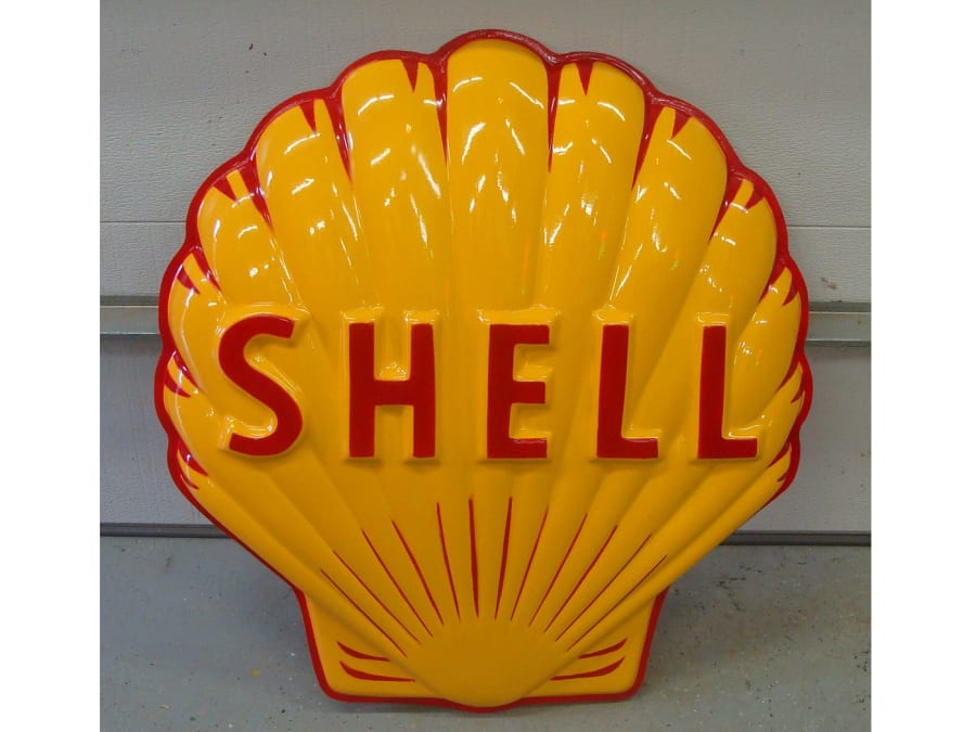 Shell Fiberglass Sign at Bloomington Gold 2013 as K121 - Mecum Auctions