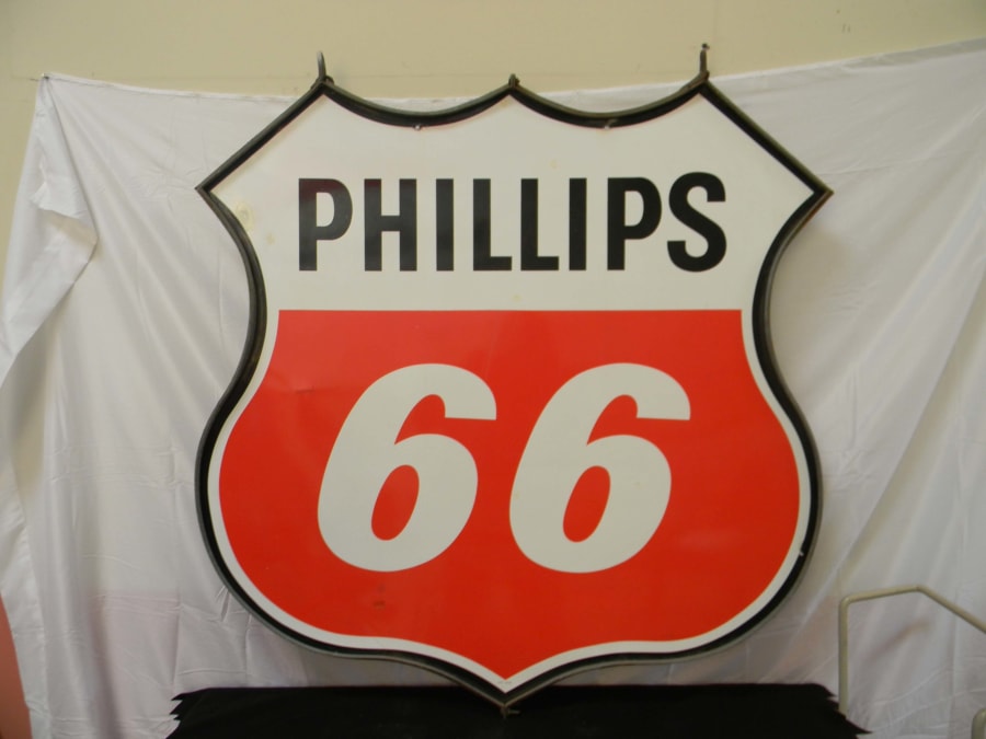 Phillips 66 Shield Sign 48x48 at Monterey 2014 as K46 - Mecum Auctions
