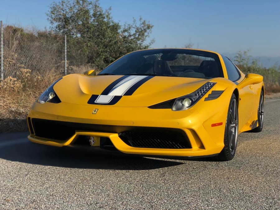 Ferrari 458 Speciale Yellow