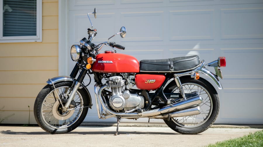 1973 Honda Cb350 Red