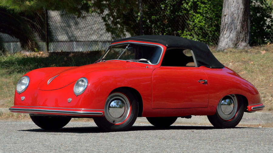 1952 Porsche 356 Pre-A 1500S Reutter Cabriolet at Monterey 2022 as S88 ...