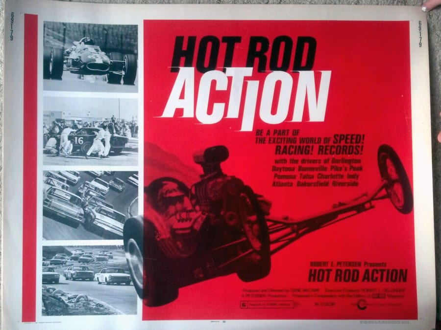 Hot Rod Action Original Movie Poster at Chicago 2013 asH41 - Mecum Auctions