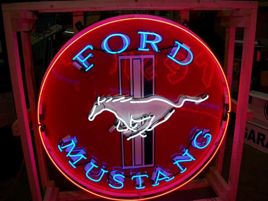 Mustang Neon Sign SSTN 48in at Chicago 2013 as H60 - Mecum Auctions