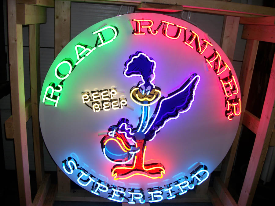 Road Runner Neon Sign SSTN 48in at Chicago 2013 as K84 - Mecum Auctions