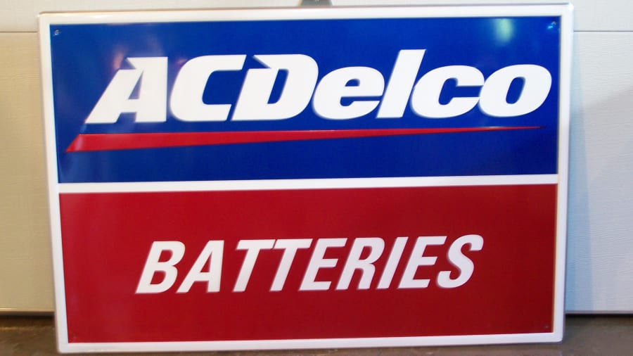 AC Delco Batteries Sign SST 36x24 at Chicago 2015 as J15 - Mecum Auctions