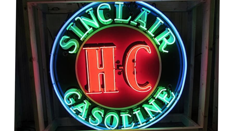 Sinclair Hc Gasoline Neon Sign SSPN 48x48 at Chicago 2015 as J75 ...