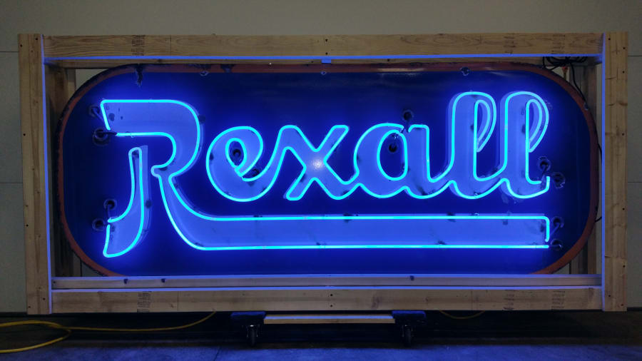 Rexall Drugs Neon Sign SSPN 88x36x9 at Chicago 2015 as J92 - Mecum Auctions