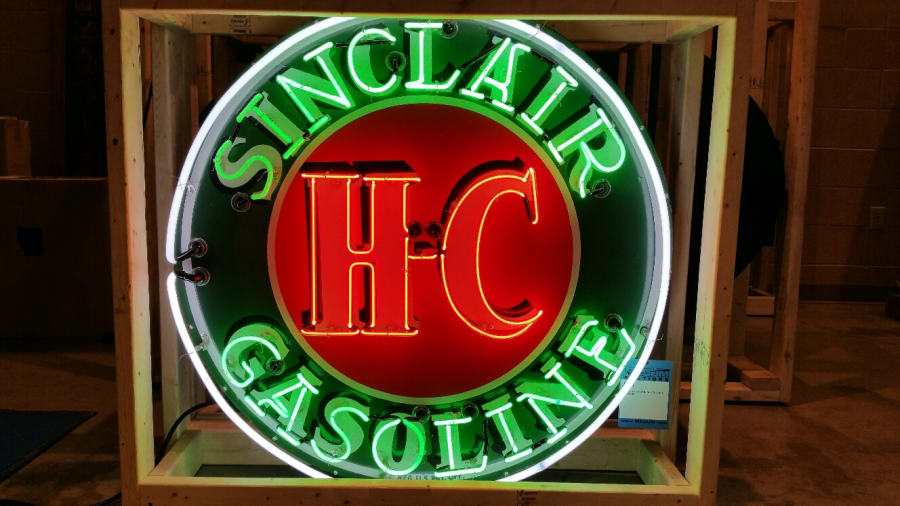 Sinclair HC Gasoline Neon Sign SSPN 48x48 for Sale at Auction - Mecum ...