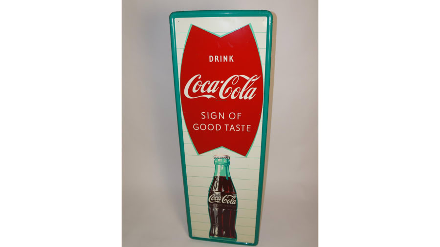 Coca Cola Fishtail Vertical Sign SST 18x54 at Chicago 2015 as K56 ...