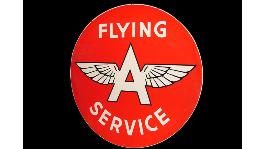 Flying A Service Sign DSP 72x72 at Chicago 2015 as K66 - Mecum Auctions