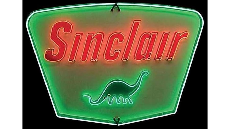 Sinclair Dino Neon Sign SSPN 48x48 for Sale at Auction - Mecum Auctions