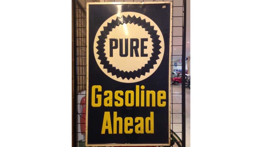 Pure Gasoline Ahead Sign SST for Sale at Auction - Mecum Auctions
