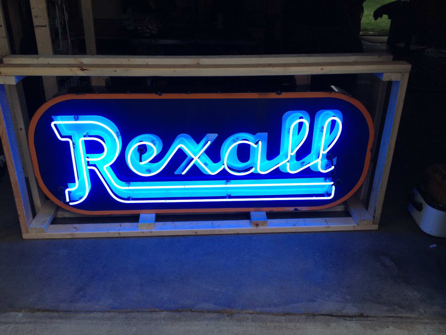 Rexall Porcelain Neon Sign SSPN 72x28 at Chicago 2016 as J35 - Mecum ...