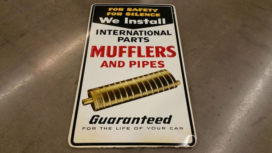 International Part Mufflers And Pipes Sign Sste 34x58.5x.75 at Chicago ...