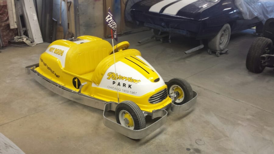 Chicago Riverview Amusement Park Gas Powered Go-Kart for Sale at ...