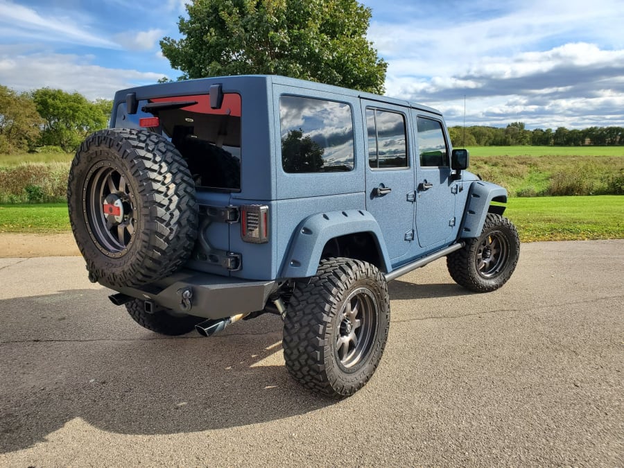 Jeep Wrangler Matte Blue