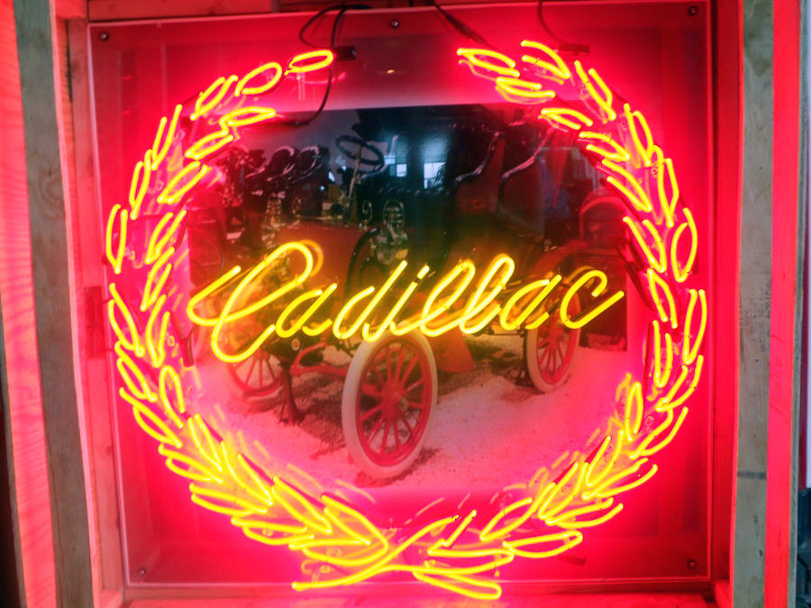 Cadillac Dealership SSN Sign at Dallas 2013 as K38 - Mecum Auctions