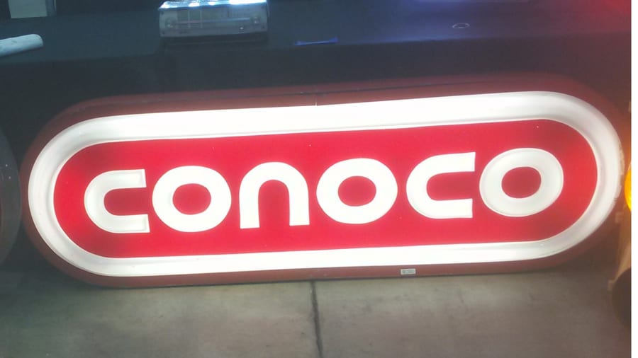 Conoco Lighted Sign at Dallas 2016 as K17 - Mecum Auctions