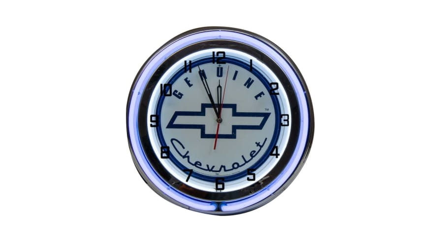 Chevrolet Neon Clock at Dallas 2021 as Z341 - Mecum Auctions