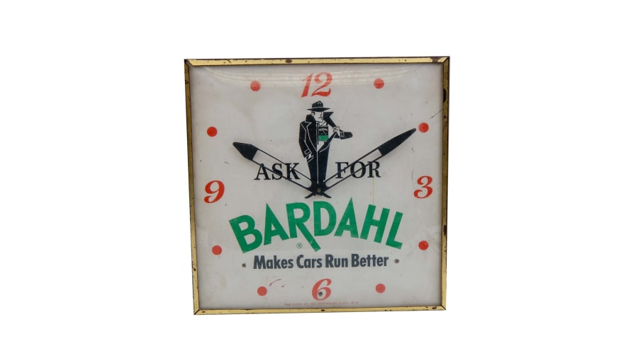 Bardahl Clock for sale at Dallas 2021 as Z347 - Mecum Auctions
