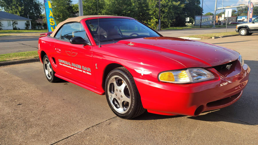 1994 Ford Mustang SVT Cobra Pace Car Edition for Sale at Auction ...