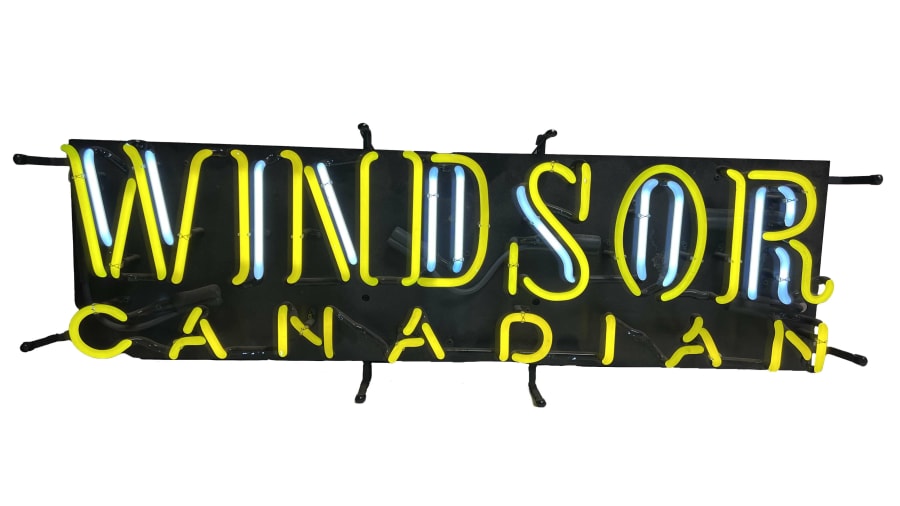 Windsor Canadian Single-Sided Window Neon Sign for Sale at Auction ...