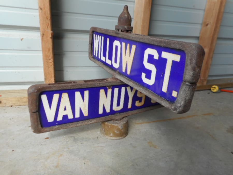 Willow St Van Nuys Original Street Sign DSP 19.5x15x19.5 at Denver 2016 ...