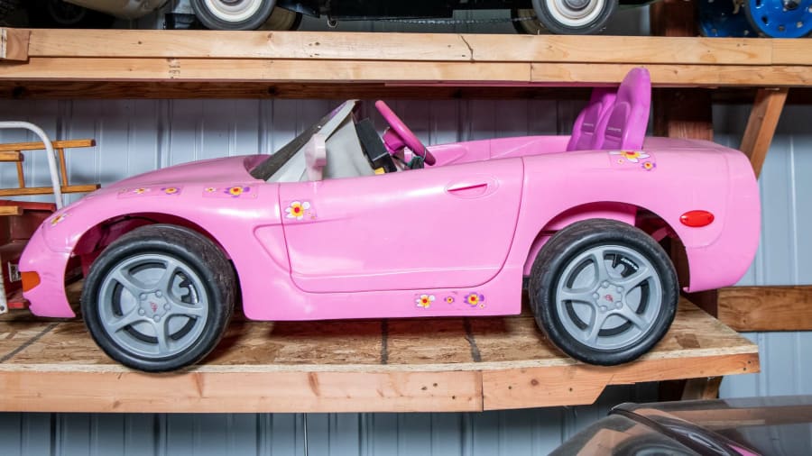 Corvette Pink Mini Car at Elmer's Auto & Toy Museum Collection 2022 as ...