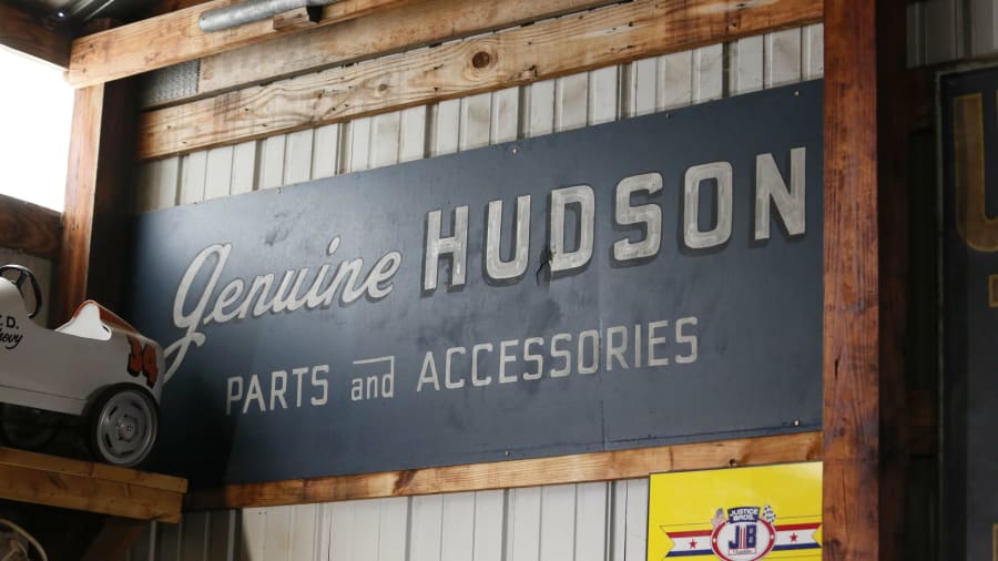 Hudson Single-Sided Masonite Sign for sale at Elmer's Auto & Toy Museum ...