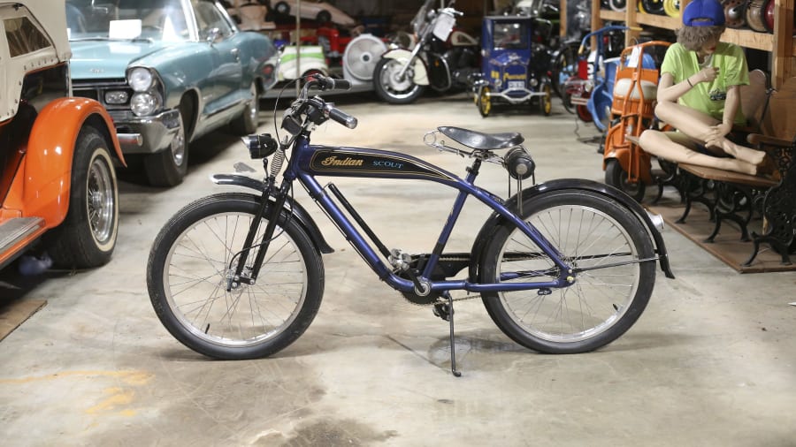 Indian Scout Bicycle for sale at Elmer's Auto & Toy Museum Collection ...