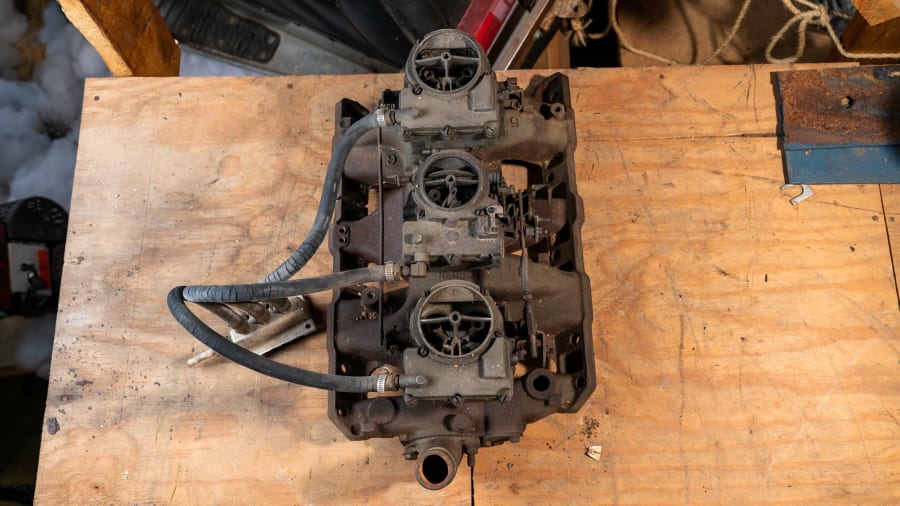 1965 Pontiac GTO Tri-Power with Rochester Carbs and Linkage at Elmer's ...