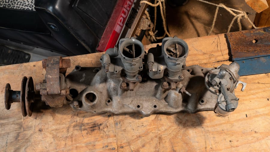 1949-53 Ford V-8 Flathead Dual Carbs and Intake at Elmer's Auto & Toy ...
