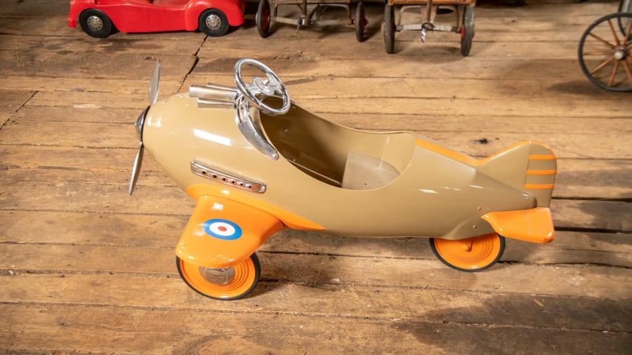 Steelcraft RAF Spitfire Pedal Plane at Elmer's Auto & Toy Museum ...