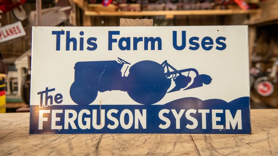 Ferguson System Single-Sided Tin Sign for Sale at Auction - Mecum Auctions