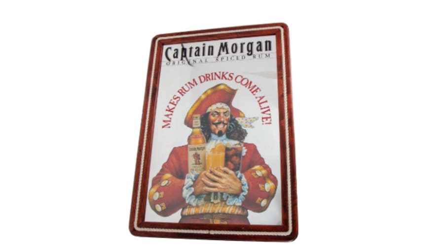 Captain Morgan Single-Sided Mirror Advertisement at Orlando Summer ...